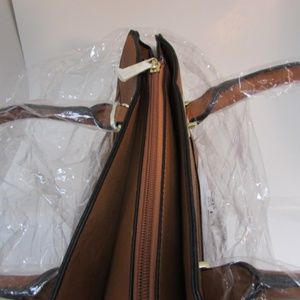 Isabelle | Bags | Isabelle Brown Pebble Vegan Leather Satchel | Poshmark